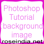 Photoshop Tutorial :background image