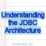 Understanding the JDBC Architecture