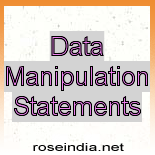 Data Manipulation Statements