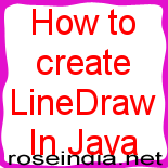 How to create LineDraw In Java