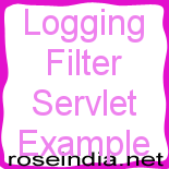 Logging Filter Servlet Example