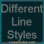 Different Line Styles