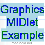 Graphics MIDlet Example