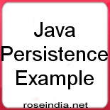 Java Persistence Example