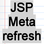 JSP Meta refresh