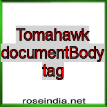 Tomahawk documentBody tag