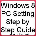 Windows 8 PC Setting Step by Step Guide