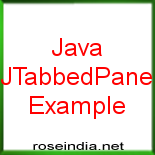Java JTabbedPane Example