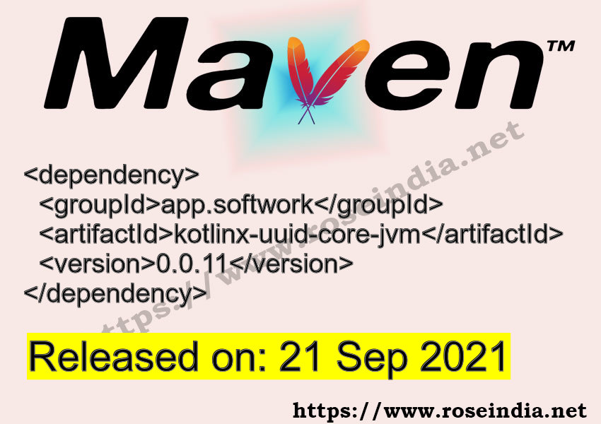 Maven Dependency For Appsoftwork Kotlinx Uuid Core Jvm Version 00