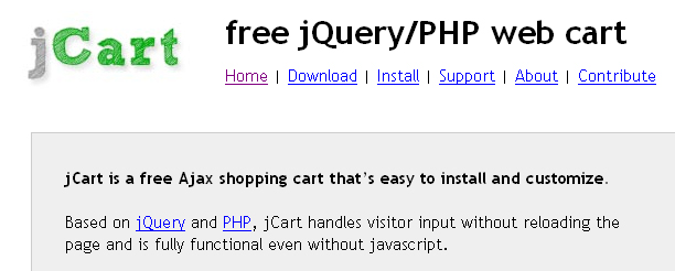 Open Source Shopping Cart