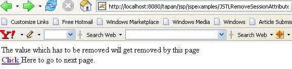 JSTL: Removing Session Attribute