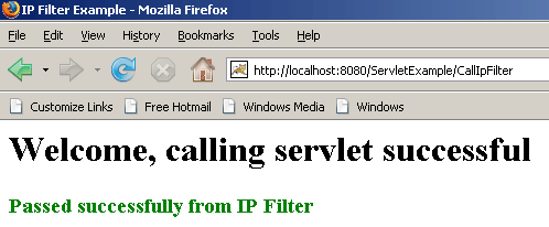 IP Filter Example