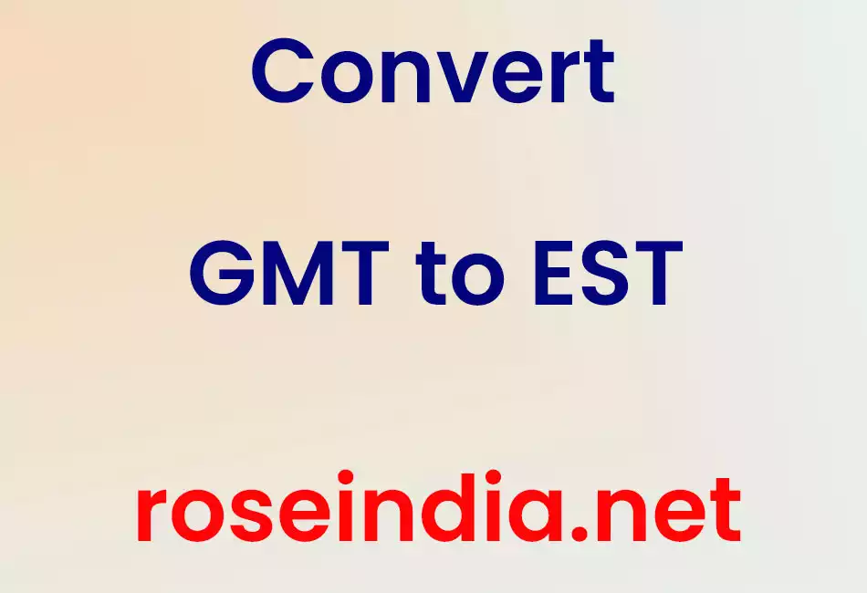 Convert Tiem Gmt To Est Top Sellers Emergencydentistry