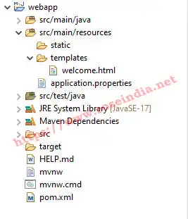 Spring Boot Thymeleaf Hello World Application