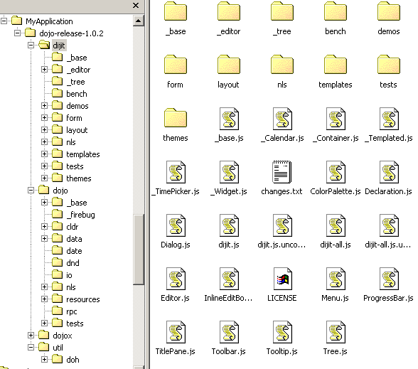 Dojo Installation Dojo 1 0 2 Installation