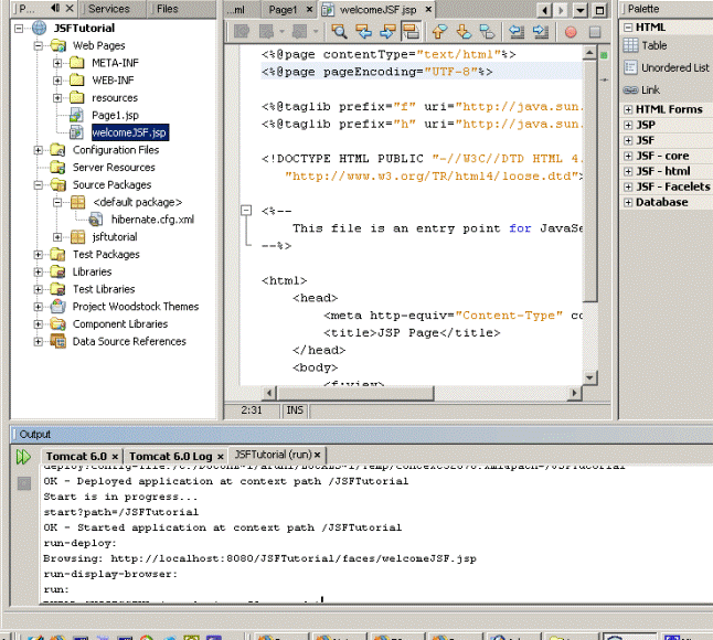 Create JSF Application Using NetBeans IDE Create JSF Application Using NetBeans IDE