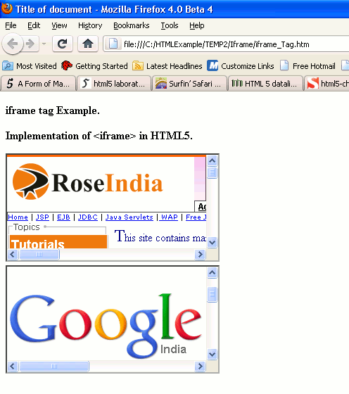 HTML5 example, How to use tag of html5. HTML5 example, How to use tag of html5.