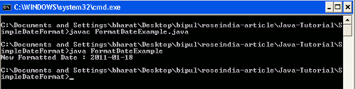 Java SimpleDateFormat Example